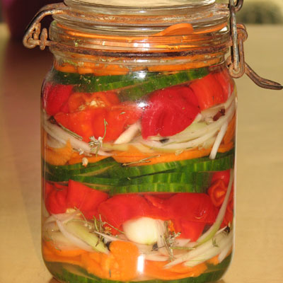 Recette de piment confit antillais en bocal